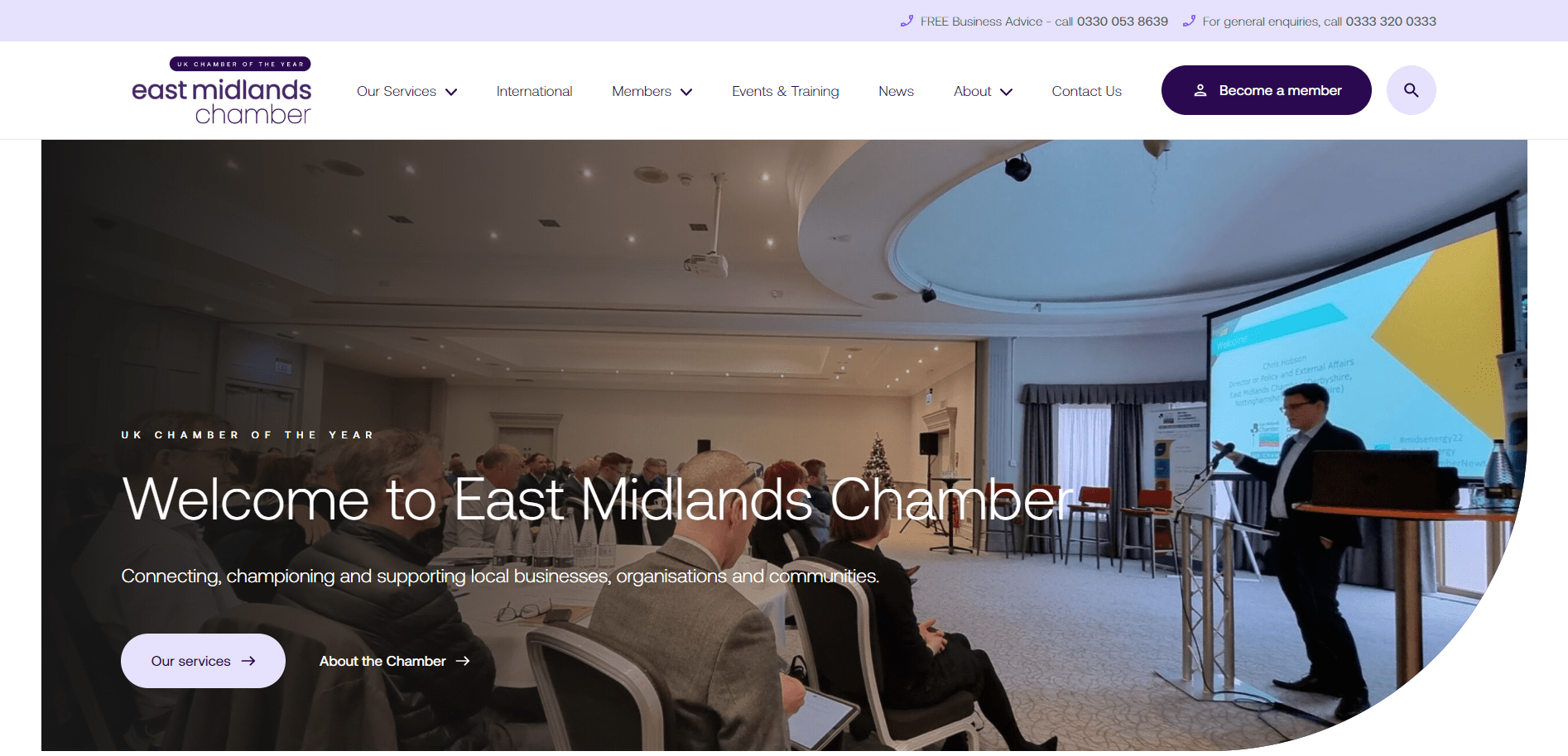 New-look brand and website for East Midlands Chamber - Generation Next
